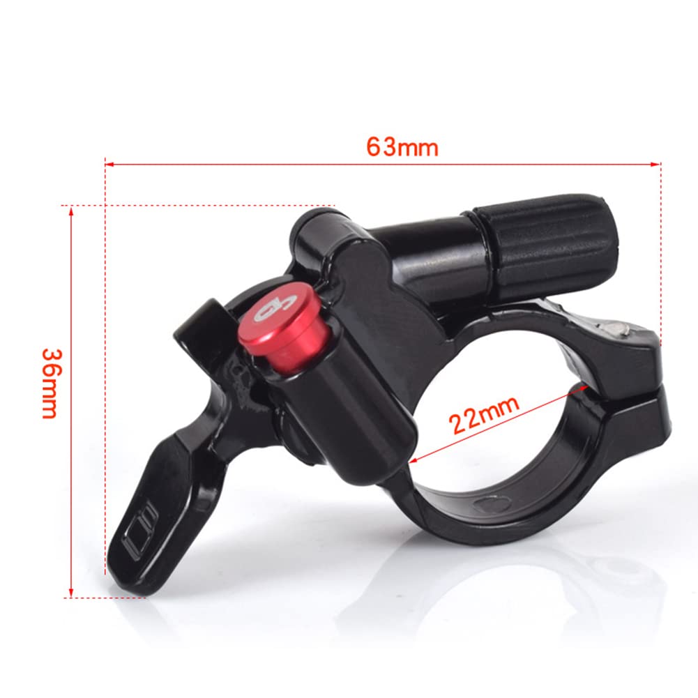 Bicycle Front Fork Remote,Zcargel Aluminum alloy Bike Remote Lockout Lever Mountain Bike Remote Locking Lever Cable Controller for BMX Urban Commuter Bike Road Bike