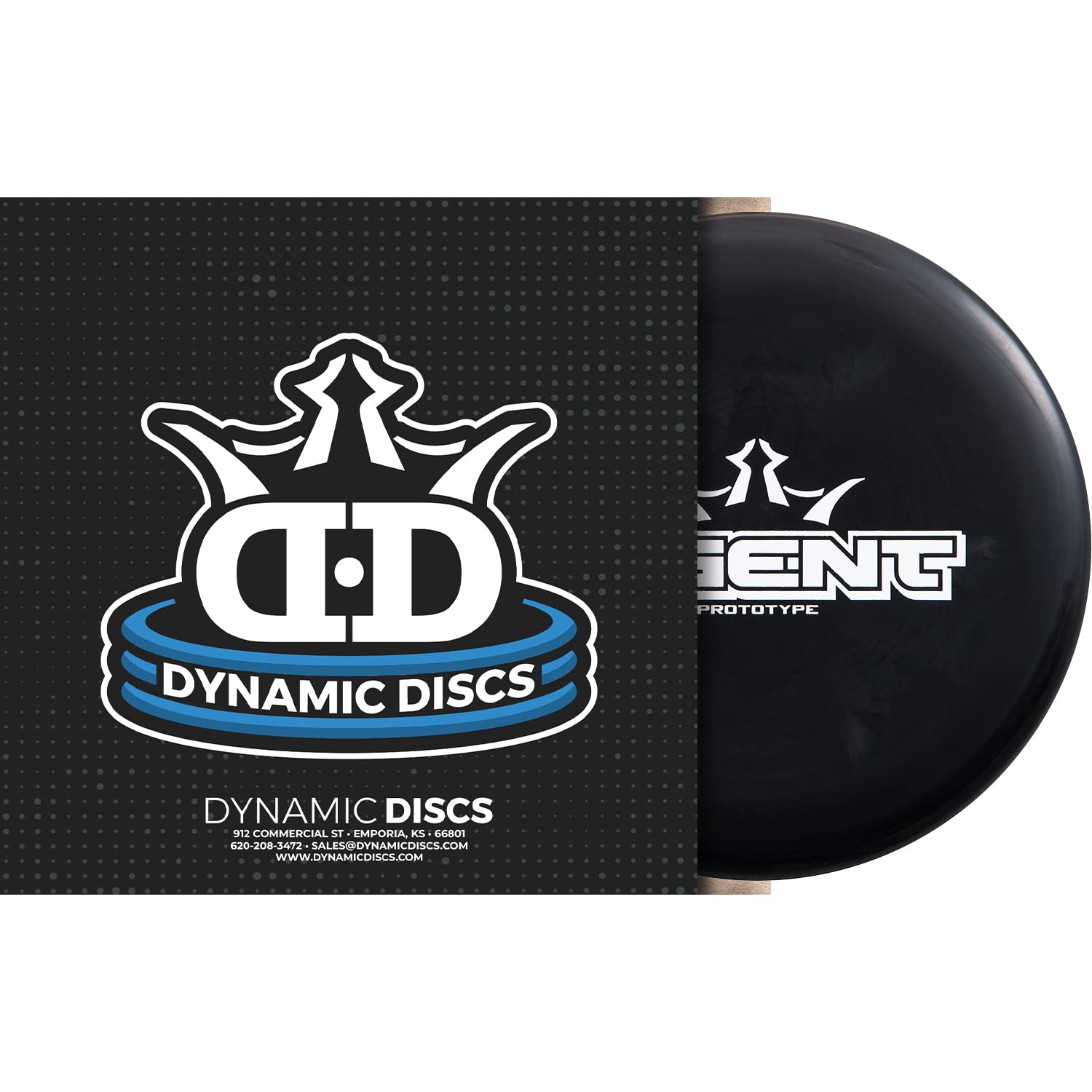 Dynamic Discs Classic Agent Disc Golf Putter | PROTOYPE | Special Edition Limited Run Slightly Overstable Beadless Frisbee (White)