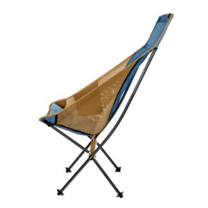 Klymit Ridgeline Camping Chair for Adults, Folding Chair for Outside, Blue