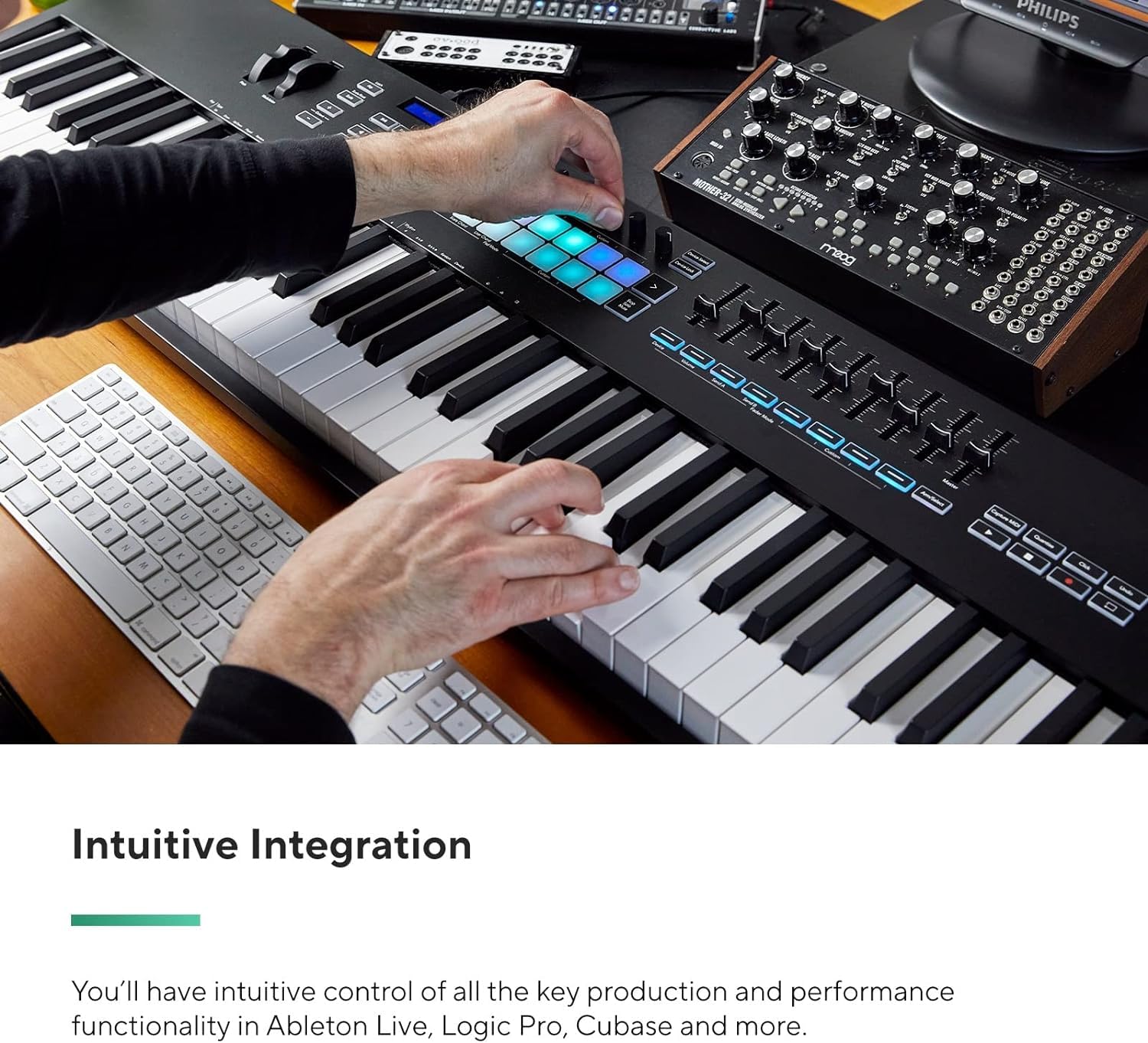 Novation Launchkey 88 [MK3] - premium 88-note MIDI keyboard for expressive music creation