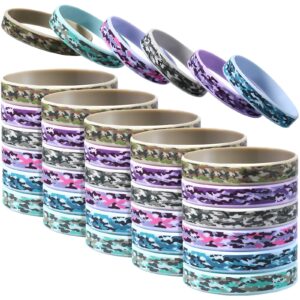 30 packs army party favors camouflage army silicone bracelets camouflage assorted wristband army rubber bracelets army party decorations for men kids women army birthday party supplies…