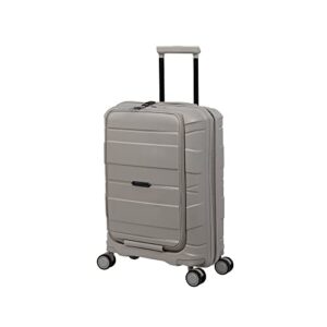 it luggage momentous 21" hardside carry-on 8 wheel spinner, pumice stone