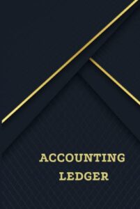 accounting ledger: incom and expense ledger book, general ledger accounting book, self-employed business expense tracker ledger journal notebook