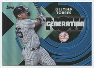 2022 topps series 1 baseball generation now #gn-22 gleyber torres new york yankees official mlb trading card