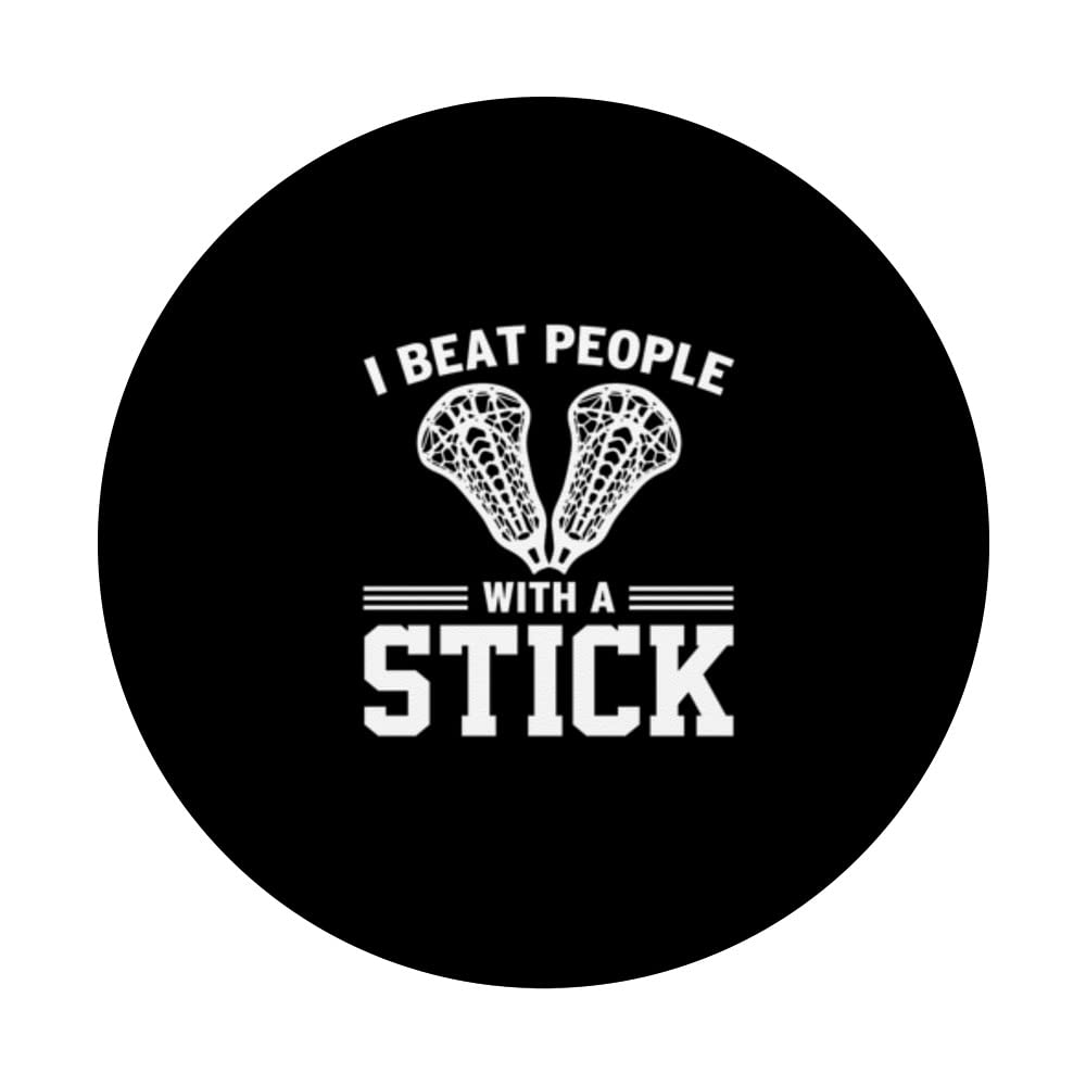 I Beat People With A Stick PopSockets Swappable PopGrip