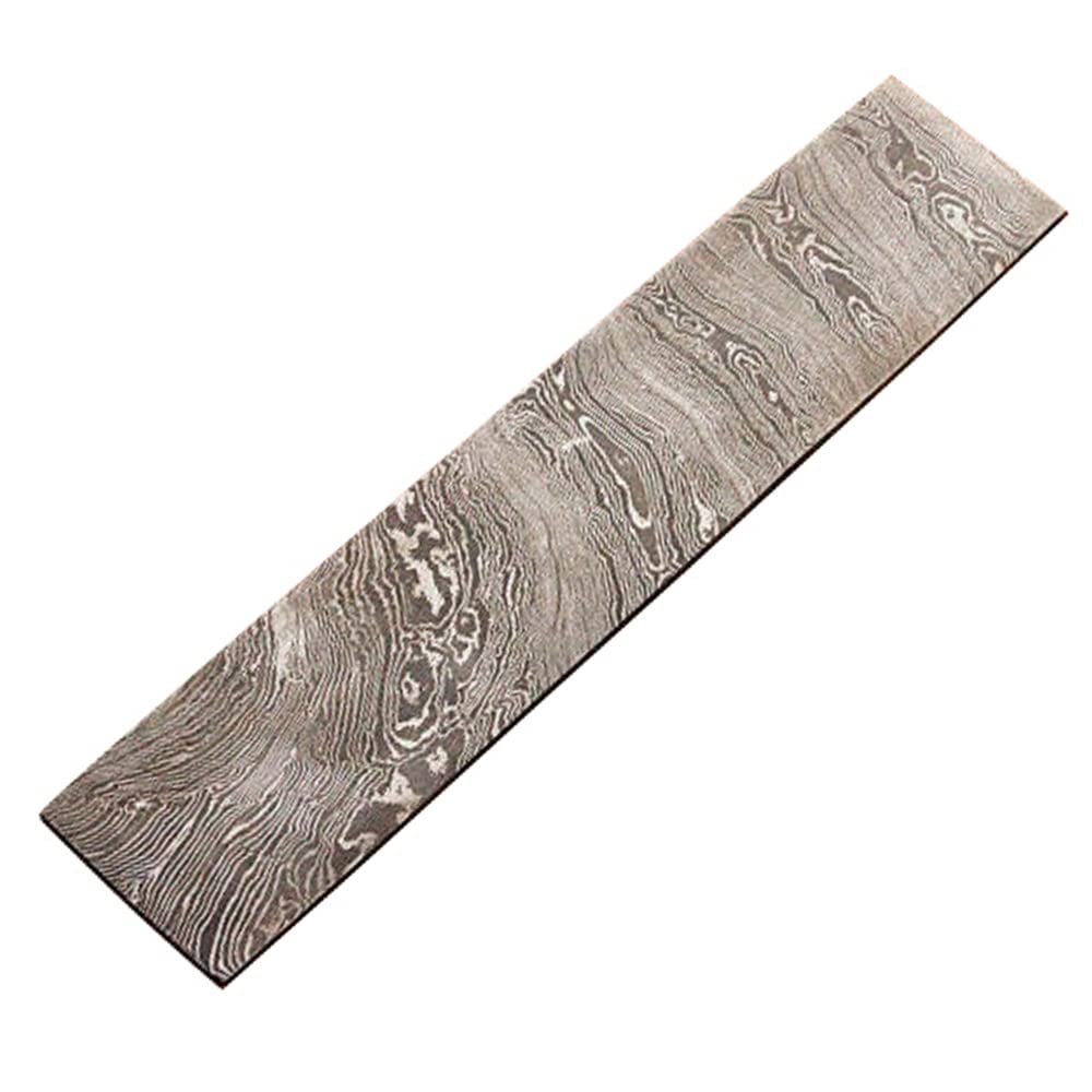 Damascus Twist Bar Billet Damascus Bar Pattern 25.5x5cm Damascus Bar Handmade Bush Crafts Damascus Knife Tools Making Bar 10" - 25.5cm Length