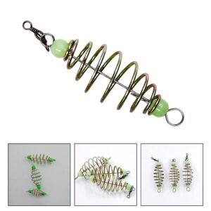 FAVOMOTO 30pcs Spring Bait Fishing Carp Bait Fishing Baits Metal Stand Fishing Bait Holders Fishing Feeder Tools Carp Fishing Equipment Fishing Bait Fishing Accessories Fishing Tool