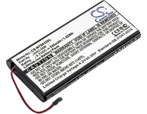 replacement battery for hac-006 hac-bpjpa-c0,compatible with nin hac-a-jcr-c0 hac-015 hac-016 switch controller hac-a-jcl-c0 battery (520mah)