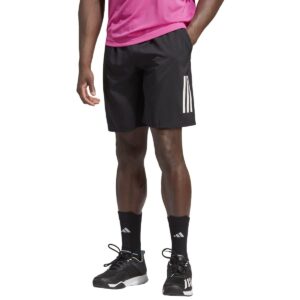 adidas men's club 3-stripes tennis shorts, black, x-large/7" inseam