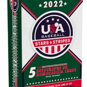 2022 (2021) Panini Stars & Stripes USA Baseball HOBBY box (5 pks/bx)