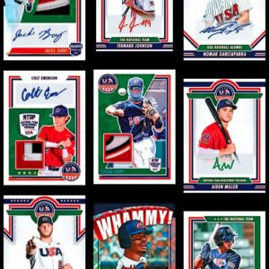 2022 (2021) Panini Stars & Stripes USA Baseball HOBBY box (5 pks/bx)