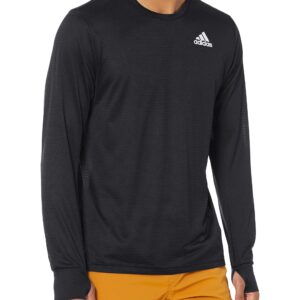 adidas Men's Own The Run Long-Sleeve, Black, XX-Large