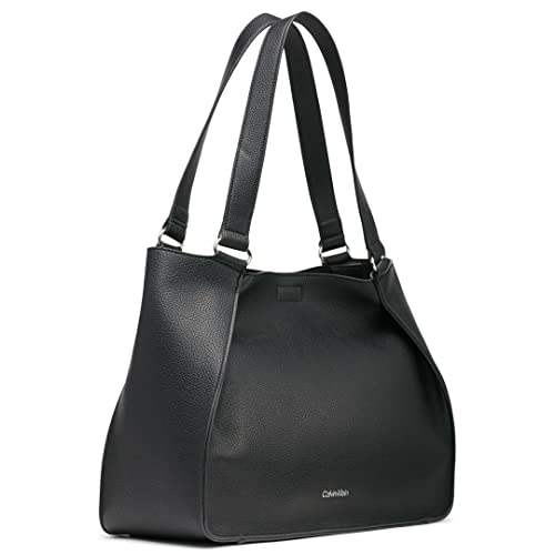 Calvin Klein Estelle Novelty Satchel, Black Combo