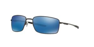 oakley oo4075 square wire sunglasses + vision group accessories bundle(cement/ice iridium(407502)