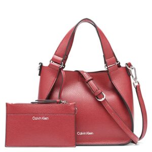 calvin klein estelle novelty crossbody, bloodstone