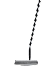 bell h-360 half-offset cnc milled upright lie face balance golf putter (76 degree lie) + tacki-mac black black jumbo flat top grip | made in usa (right, 32)