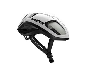 lazer vento kineticore road cycling helmet, bicycling gear for adults, men & women’s lightweight cycling head gear, white, small