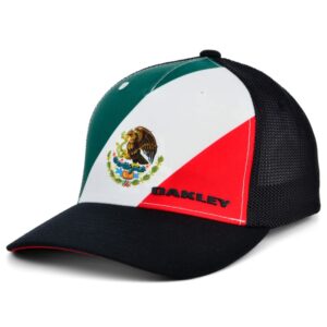 oakley fos90091409fs/m indy passport hat black/mexico s/m