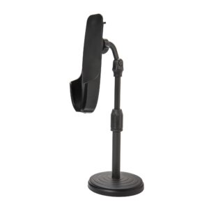 ecs wordup telescopic holder stand compatible with nuance powermic 4 & philips speechmike microphones smp4000, smp4010, lfh3200, lfh3210, lfh3500, lfh3510, smp3700, smp3710, smp3800 no trigger thumb