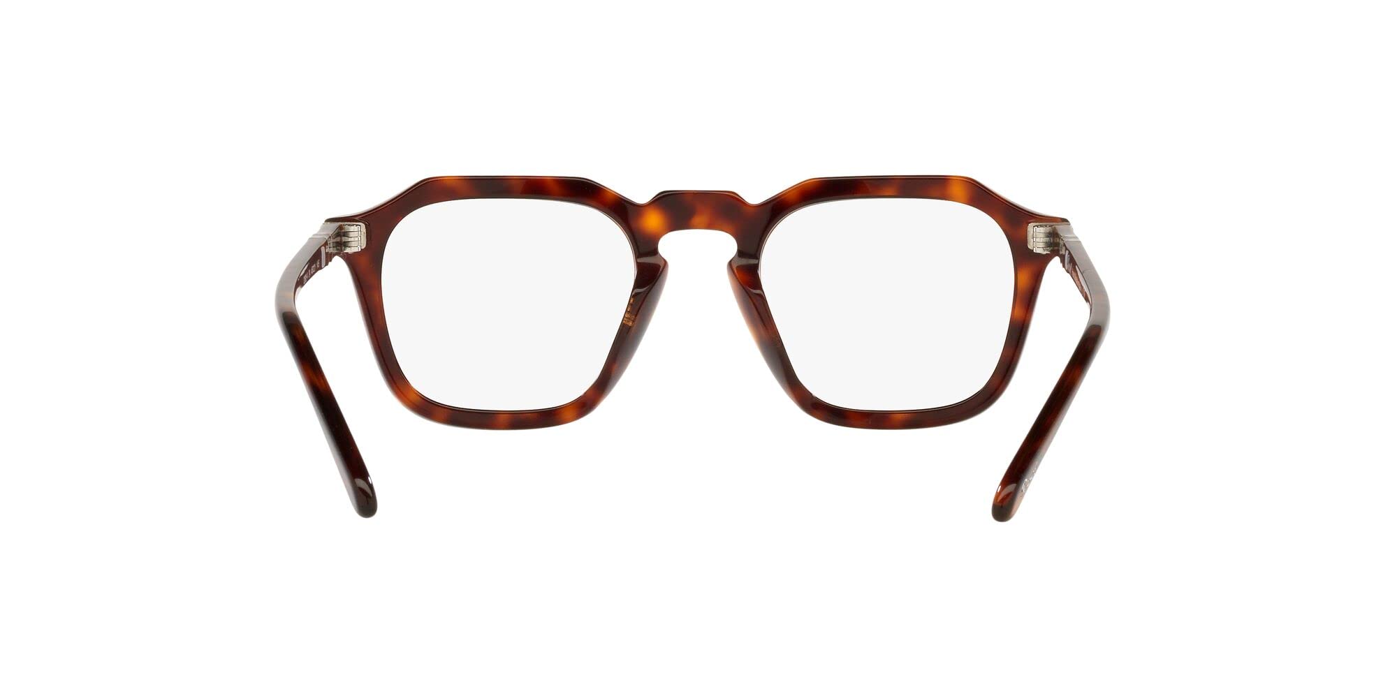 Persol PO3292V Square Prescription Eyewear Frames, Havana/Demo Lens, 46 mm