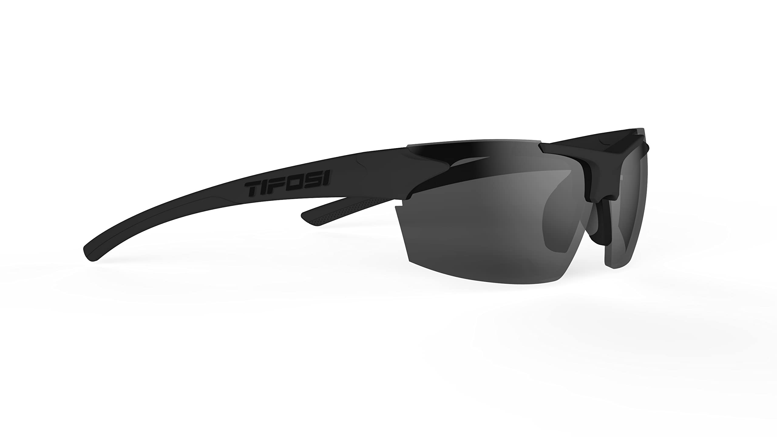 Tifosi Jet - Interchangeable Sport Sunglasses (Matte Black (Smoke/AC Red/Clear))