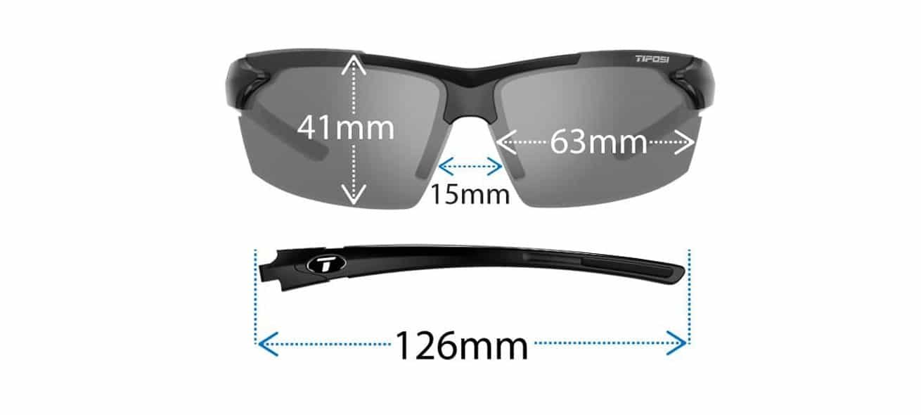 Tifosi Jet - Interchangeable Sport Sunglasses (Matte Black (Smoke/AC Red/Clear))