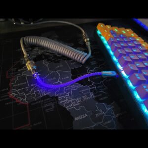 SUPERLIT Keyboard RGB Aviator Cable, White