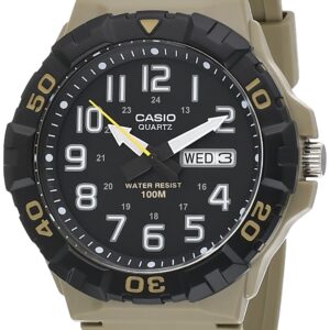 Casio Men's Military 3HD MRW-210H-5AVCF Quartz Watch, Tan