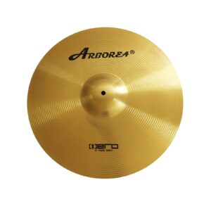 arborea cymbal crash cymbal hero brilliant finish bright sound 16 inch drum cymbal for practice (16"crash）