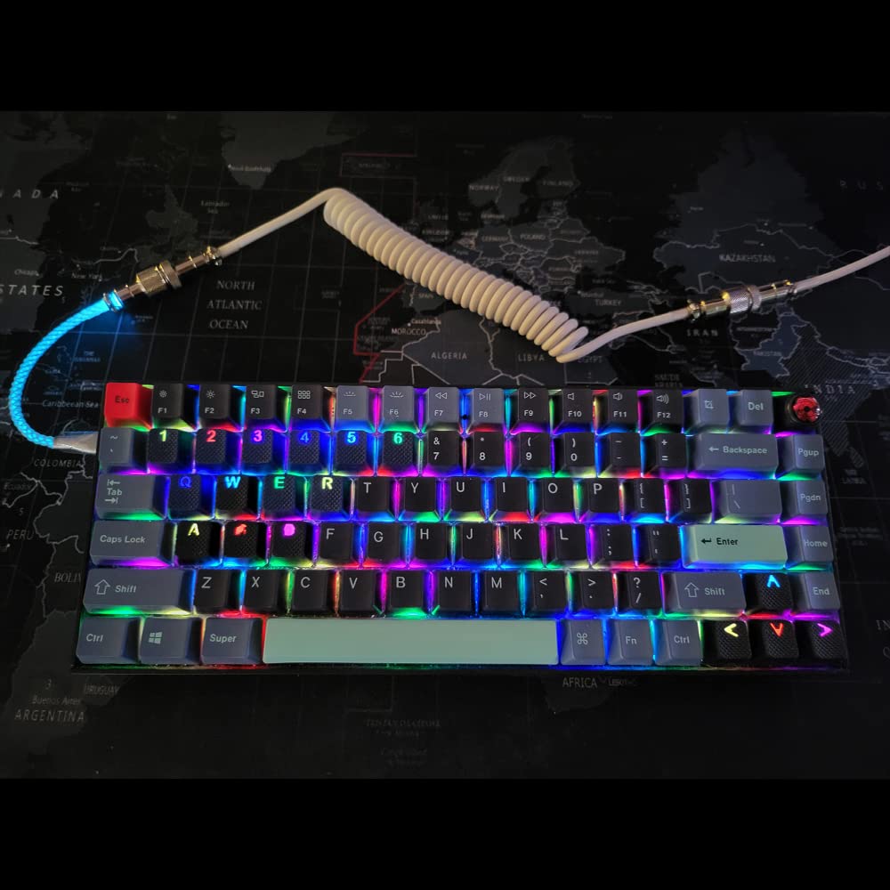 SUPERLIT Keyboard RGB Aviator Cable, White