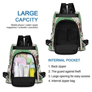 Backpack Purse for Women Fashion Chinese Dragon Travel Anti-theft Daypack College Casual Shoulder Bag Medium Size