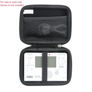 Hermitshell Hard Travel Case for Korg TM60BK / Korg TM50BK Instrument Tuner