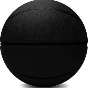 AND1 Fantom Rubber Basketball - Official Size Streetball, Made for Indoor and Outdoor Basketball Games, Sold Inflated, Black, Size 7