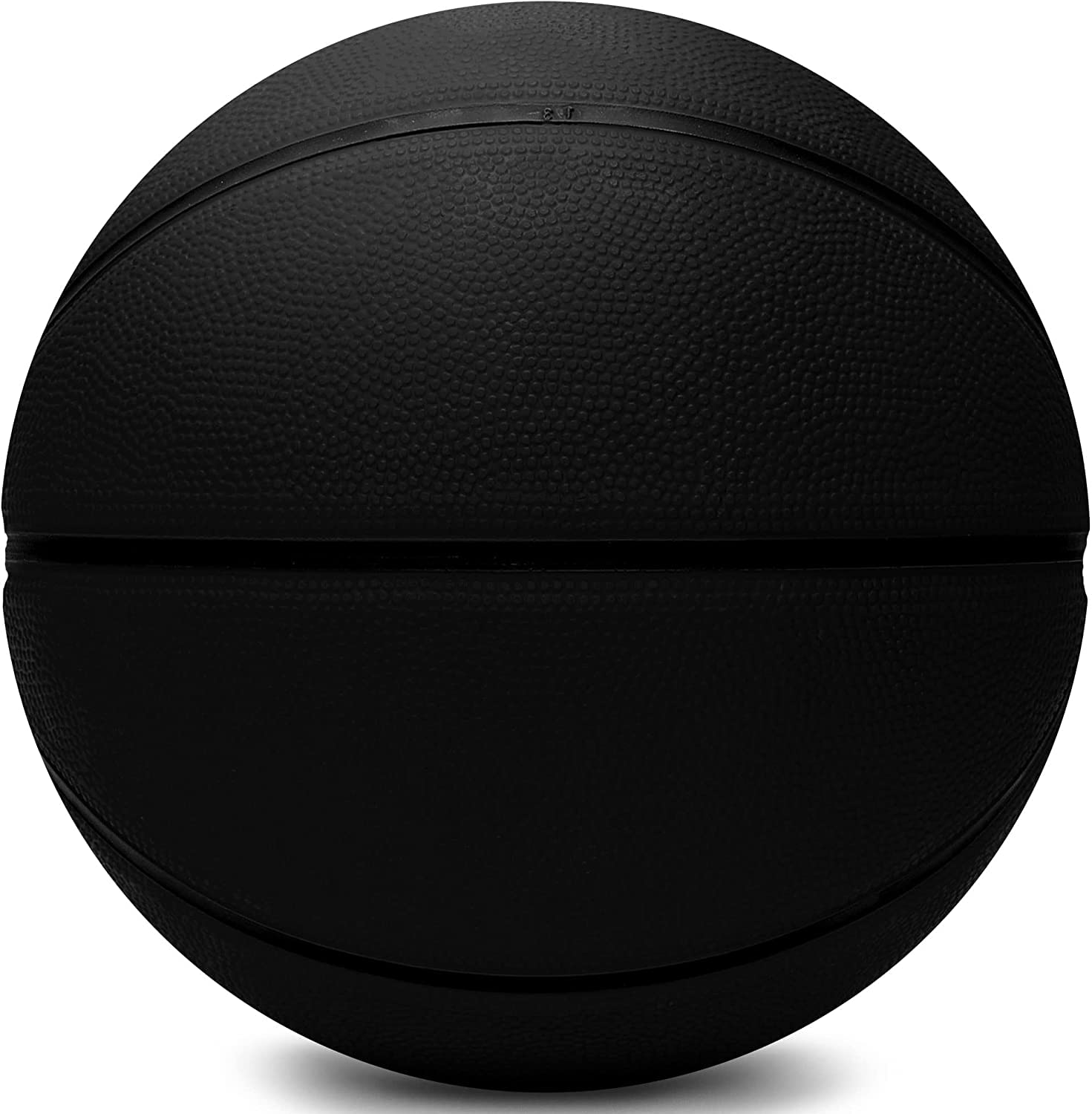 AND1 Fantom Rubber Basketball - Official Size Streetball, Made for Indoor and Outdoor Basketball Games, Sold Inflated, Black, Size 7