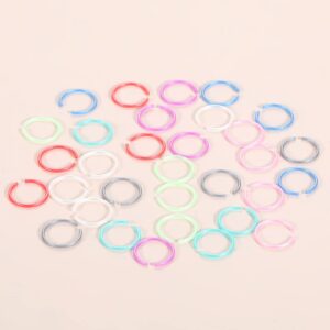 Aumeo 32PCS 20G Nose Rings Hoops Retainer Flexible Bioflex Nose Lip Earring Retainer Colorful Piercing Retainer Kit for Work Surgery Tragus Cartilage Helix Daith Lobe Earrings