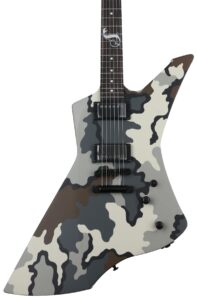 esp ltd james hetfield signature snakebyte electric guitar - camo