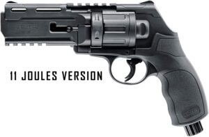 defense innovation umarex t4e tr50 .50 caliber home defense revolver hdr 11 joules power factory production version