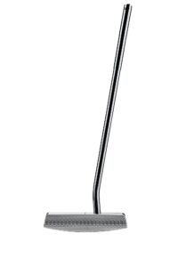 bell n-360 no-offset single bend cnc milled upright lie toe balance golf putter (75 degree lie) + winn 15" counter balance grip (left, 36)