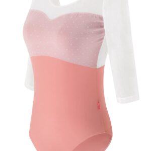 Daydance 3/4 Sleeve Women Leotards for Ballet, Dance, Gymnastics, Swim