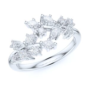 prstani sterling silver spilt tree branch prong-set simulated marquise diamond ring wedding band (7.5)