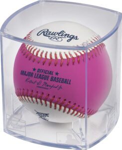 rawlings 2022 mlb all-star game official pink home run derby moneyball baseball in cube - los angeles, ca.