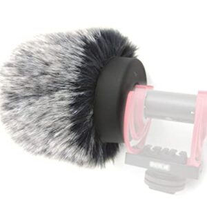 Fur windscreen Wind Shield Compatible for rode VideoMic GO II 2 VMGOII VideoMicro II Microphone windshield dead cat accessories