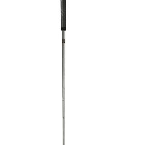 Bell N-360 No-Offset Single Bend CNC Milled Upright Lie Toe Balance Golf Putter (75 Degree Lie) + Tacki-Mac Black Pistol Standard Grip | Made in USA (Left, 37)