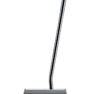 Bell N-360 No-Offset Single Bend CNC Milled Upright Lie Toe Balance Golf Putter (75 Degree Lie) + Winn Dri-Tac Dark Gray Jumbo Grip | Made in USA (Right, 39)