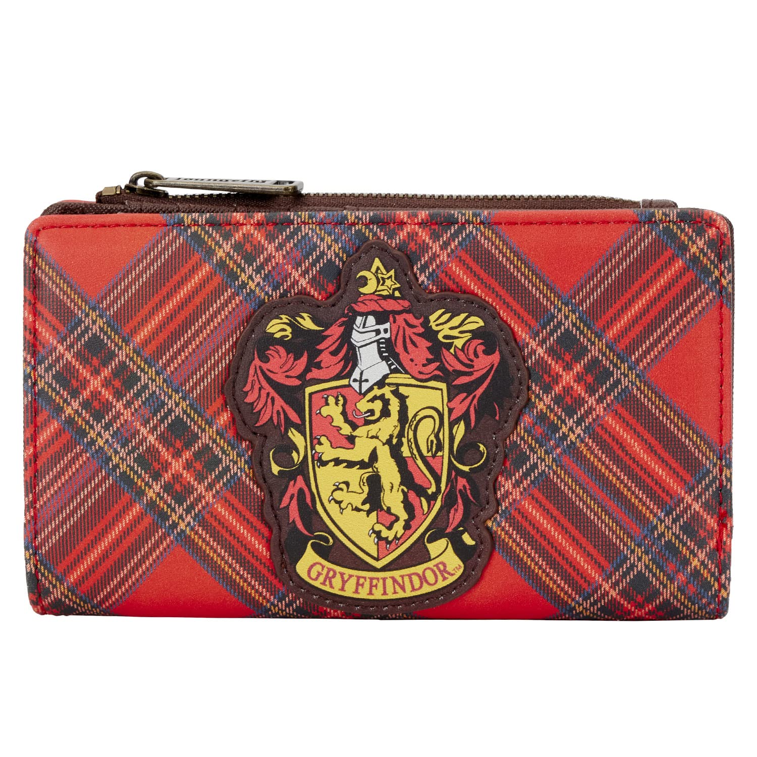 Loungefly Harry Potter Gryffindor Plaid Pattern Faux Leather Wallet