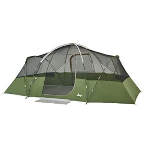 Slumberjack Aspen Grove 8 Person Hybrid Dome Family Camping Tent