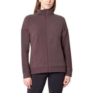 mondetta ladies' cozy full zip jacket large -berry flınt 1528474 1528474