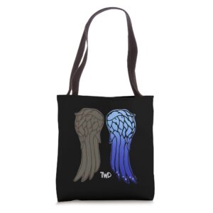 the walking dead daryl dixon new wings tote bag