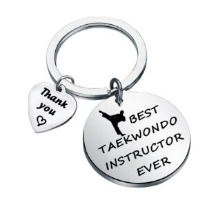 pliti taewkondo gift taekwondo instructor appreciation gift best taekwondo instructor ever keychain martial arts gift taekwondo teacher gift (taekwondo instructor ky)