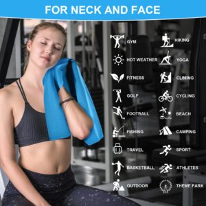 U-pick Cooling Towels for Neck and Face[40"x12"], Sweat Towel Breathable Soft, Stay Cool Chill Towel Cold Towel for Gym, Yoga, Sports, Workout, Baseball, Beach, Camping, Travel, Cruise